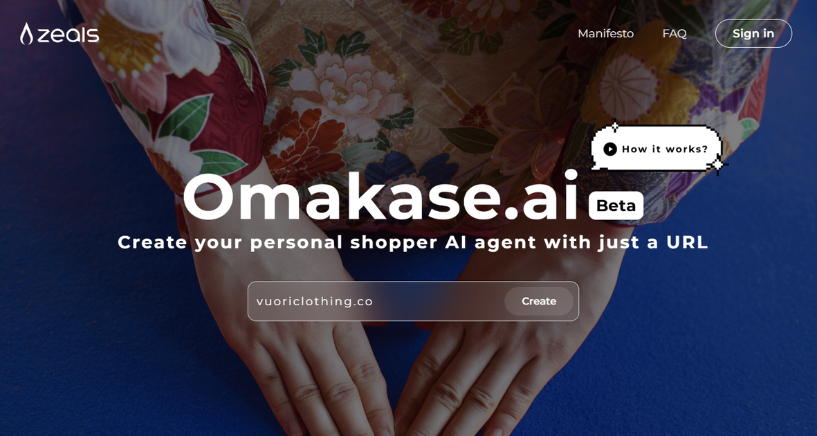 Omakase.ai - Create your shopper AI agent with just a URL | Steemhunt